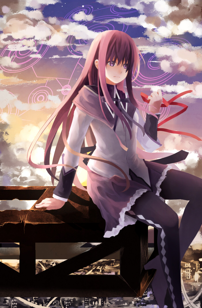 The Big Imageboard Tbib Akemi Homura Bad Id Bad Pixiv Id Black Hair
