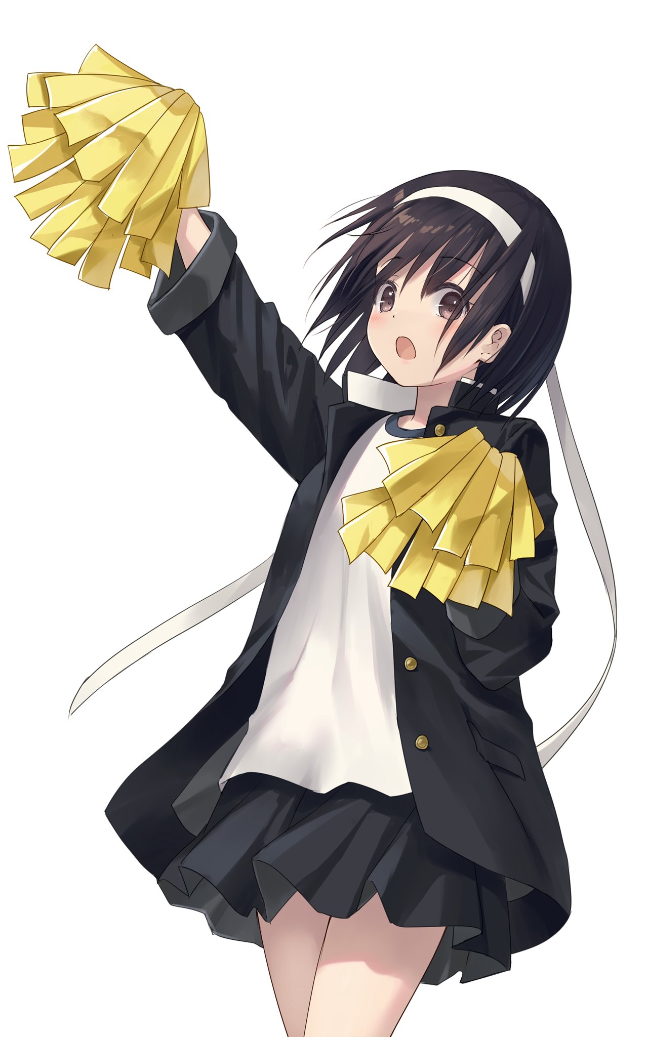 The Big ImageBoard (TBIB) - 1girl black hair blush brown eyes ...