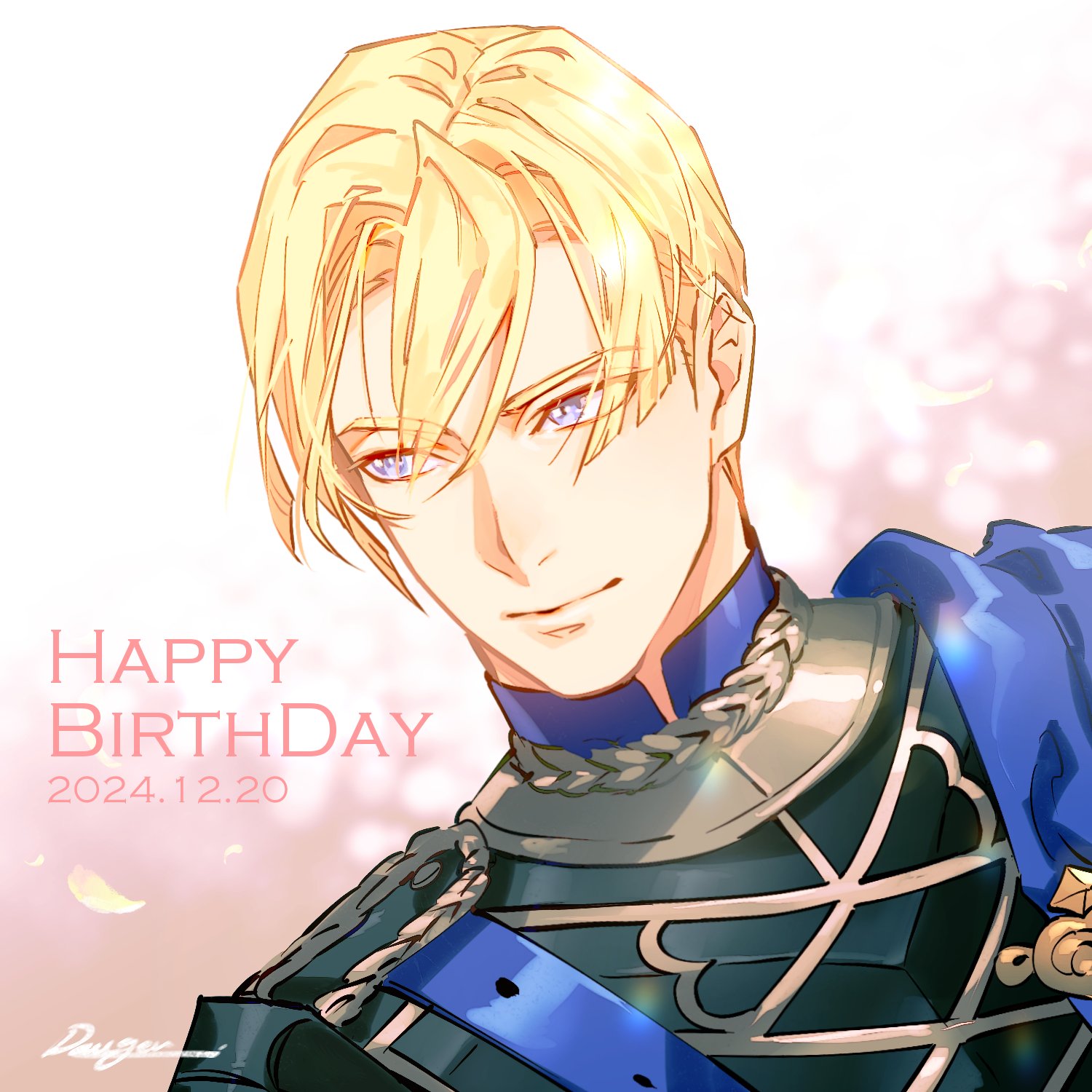 The Big ImageBoard (TBIB) - 1boy armor black armor blonde hair blue ...