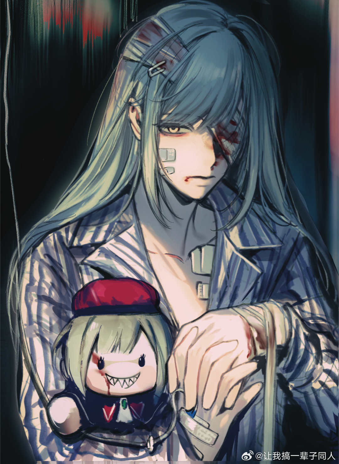 The Big ImageBoard (TBIB) - 1girl bandage over one eye bandages bang dream! bang dream! it's ...