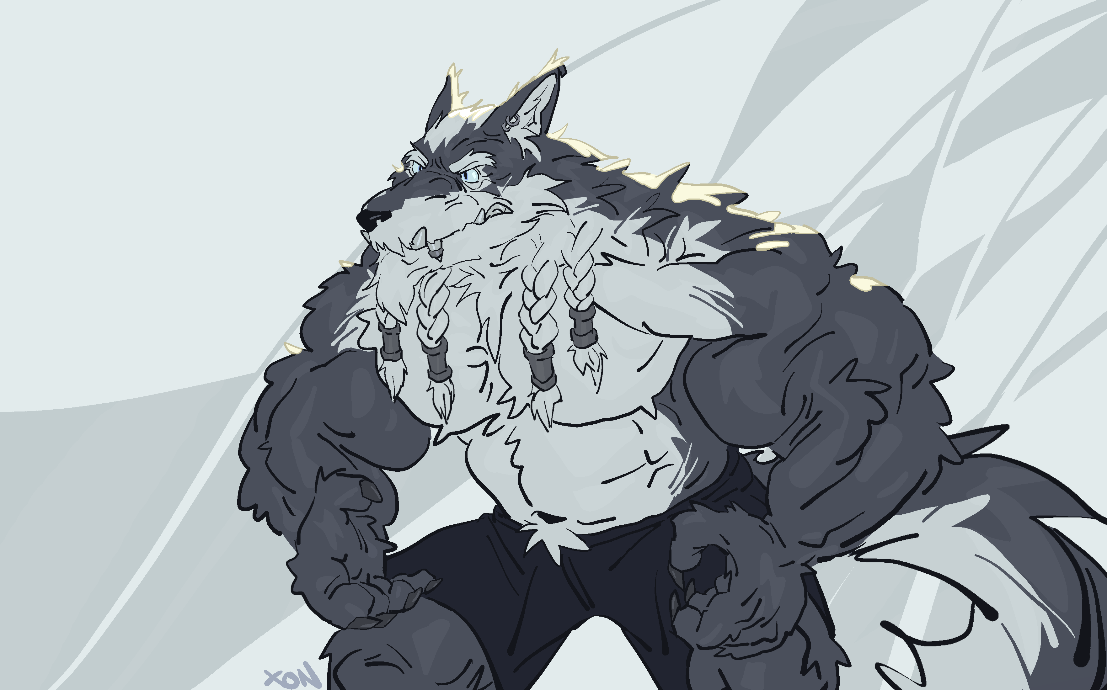 The Big ImageBoard (TBIB) - absurd res anthro blizzard entertainment canid clothed clothing fur ...