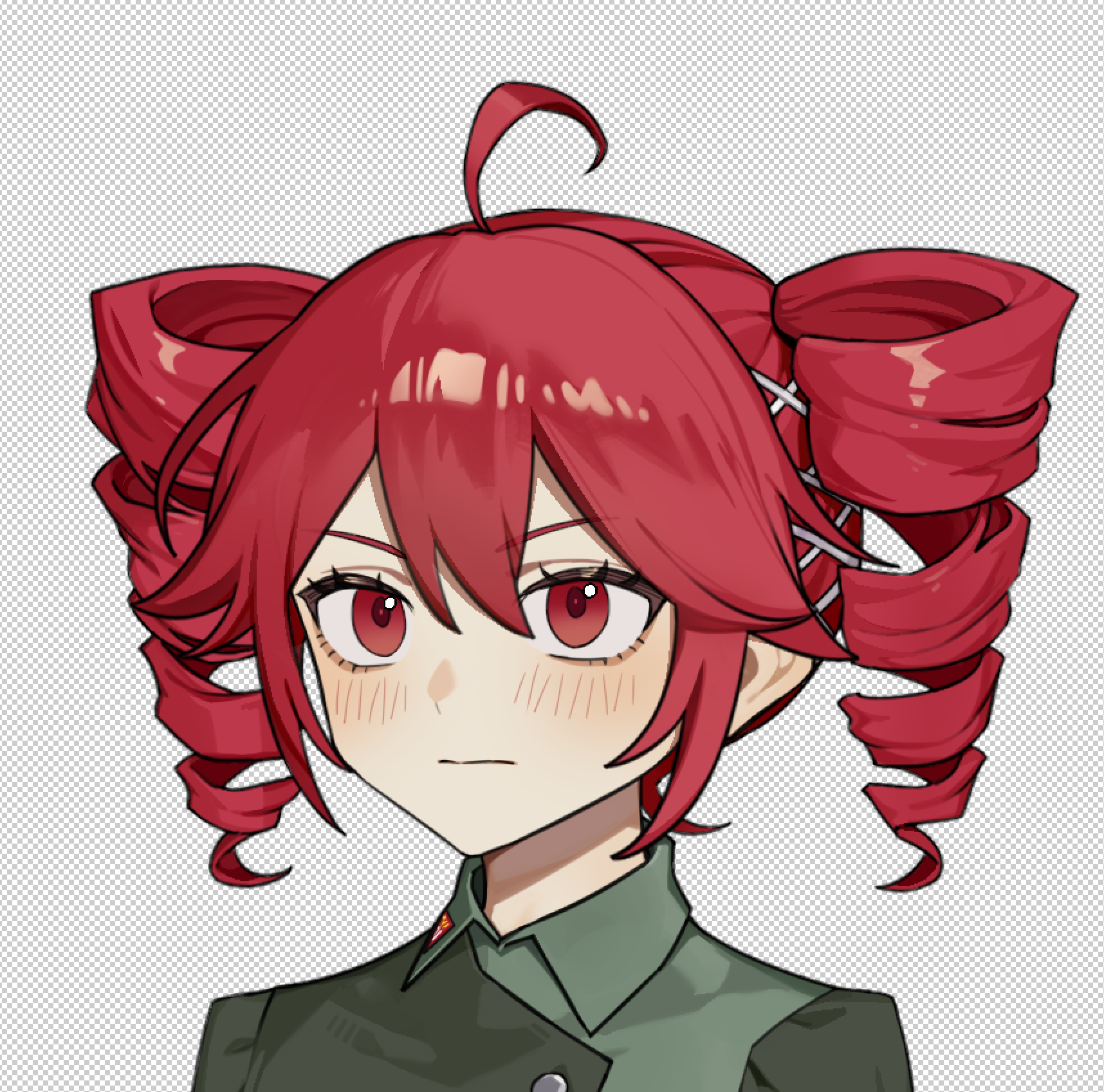 The Big ImageBoard (TBIB) - black shirt blush buttons collared shirt ...