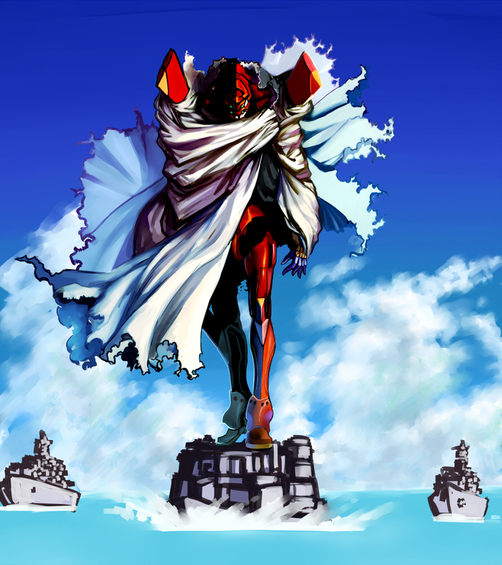 The Big Imageboard Tbib Bad Id Bad Pixiv Id Battleship Blue Sky