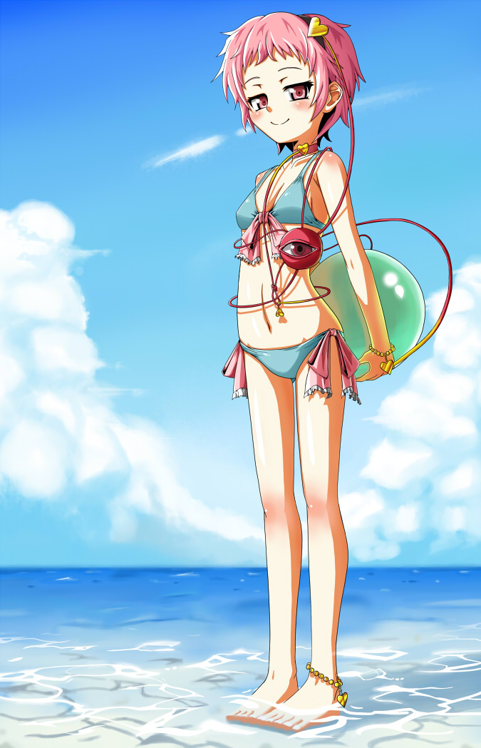 The Big ImageBoard (TBIB) - 1girl alternate costume anklet bad id bad pixiv id ball bare legs ...