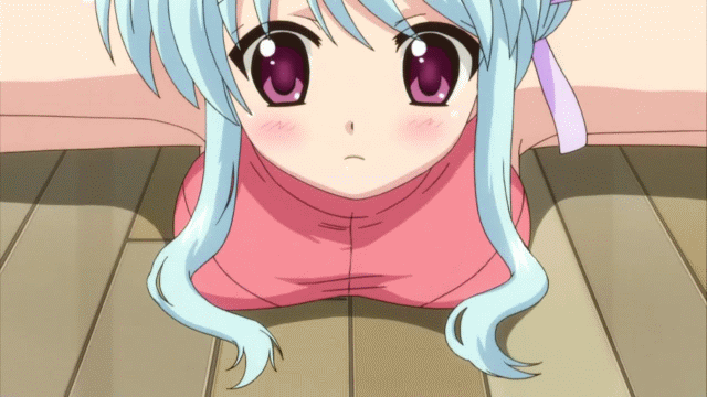 The Big Imageboard Tbib Animated Animated Ass Blue Hair Blush