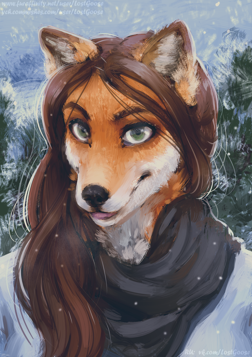 The Big ImageBoard (TBIB) - 2018 anthro canid canine female fox hair hi res looking at viewer ...