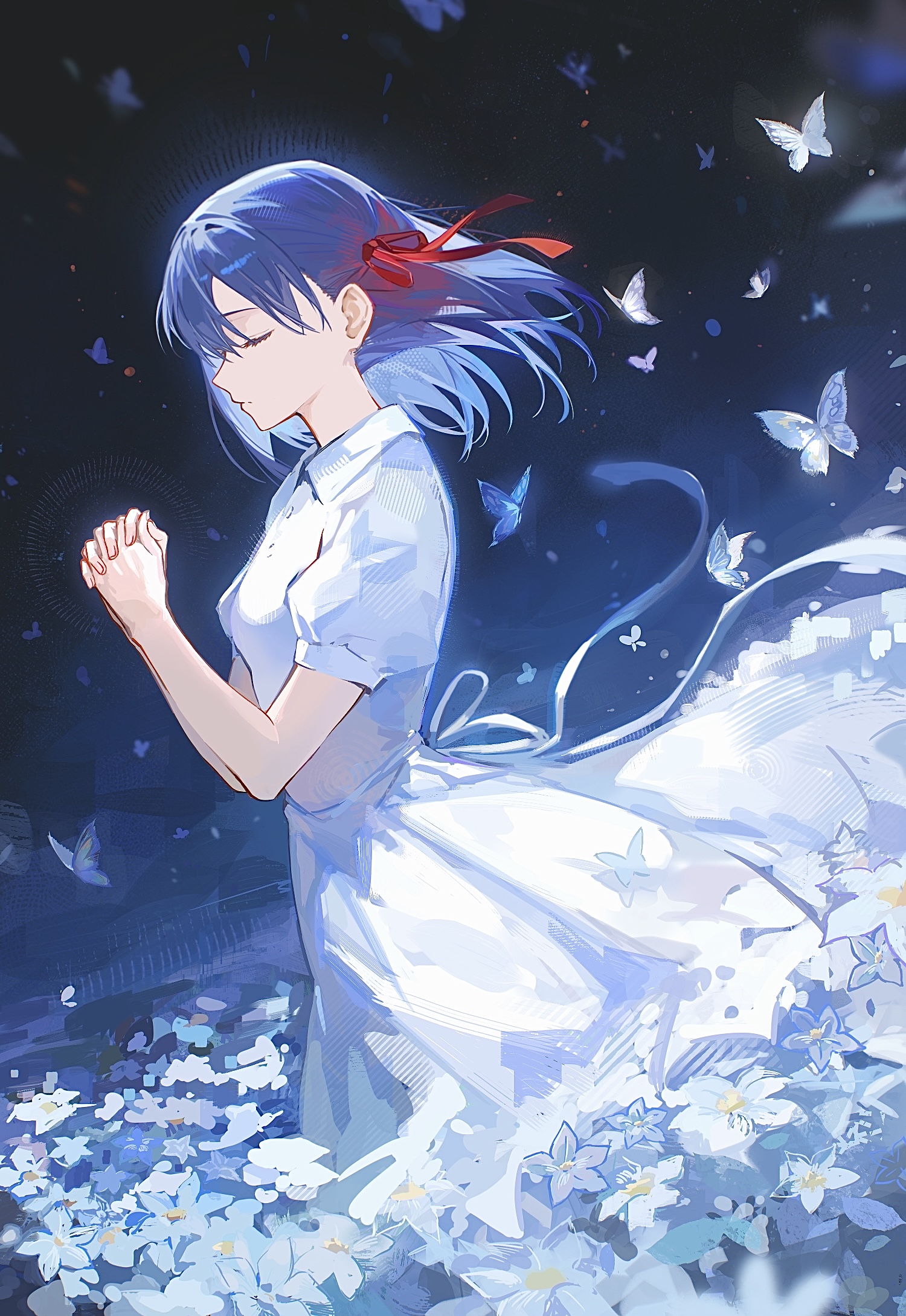 The Big ImageBoard (TBIB) - 1girl bug butterfly dress fate/stay night ...