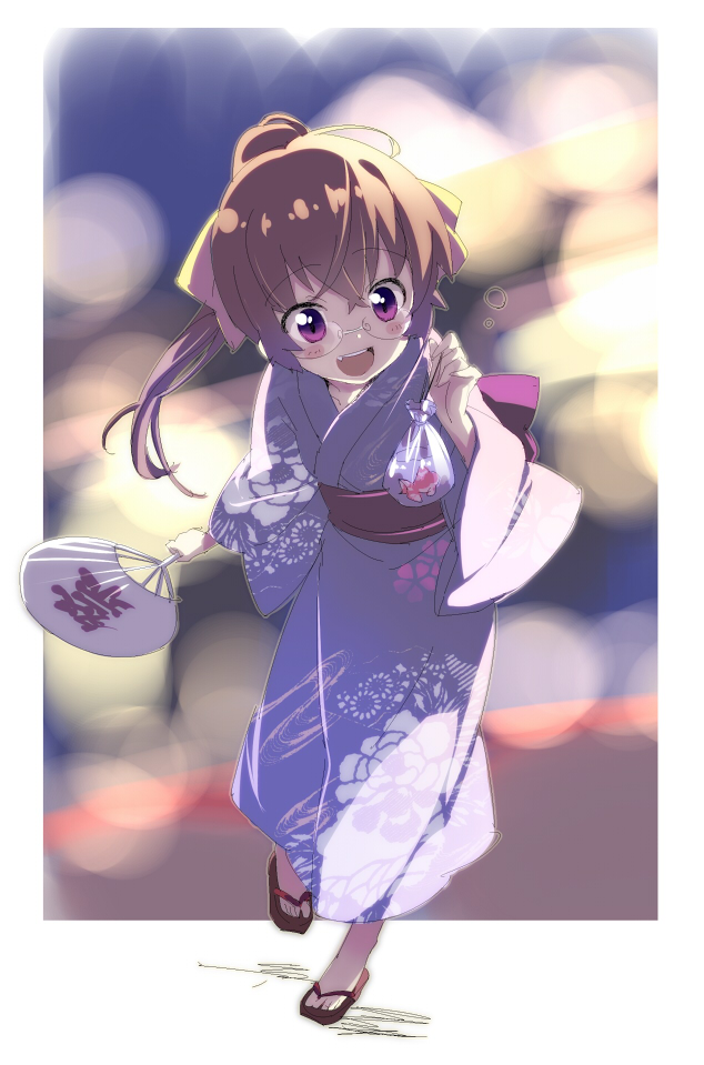 The Big ImageBoard (TBIB) - 1girl ashishun bag bagged fish blurry blush bokeh brown hair depth ...