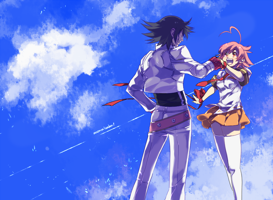 The Big ImageBoard (TBIB) - 1boy 1girl ahoge aino heart akiyama ...