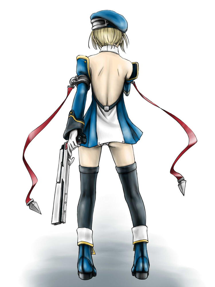 The Big Imageboard Tbib Arc System Works Bare Back Beret Black