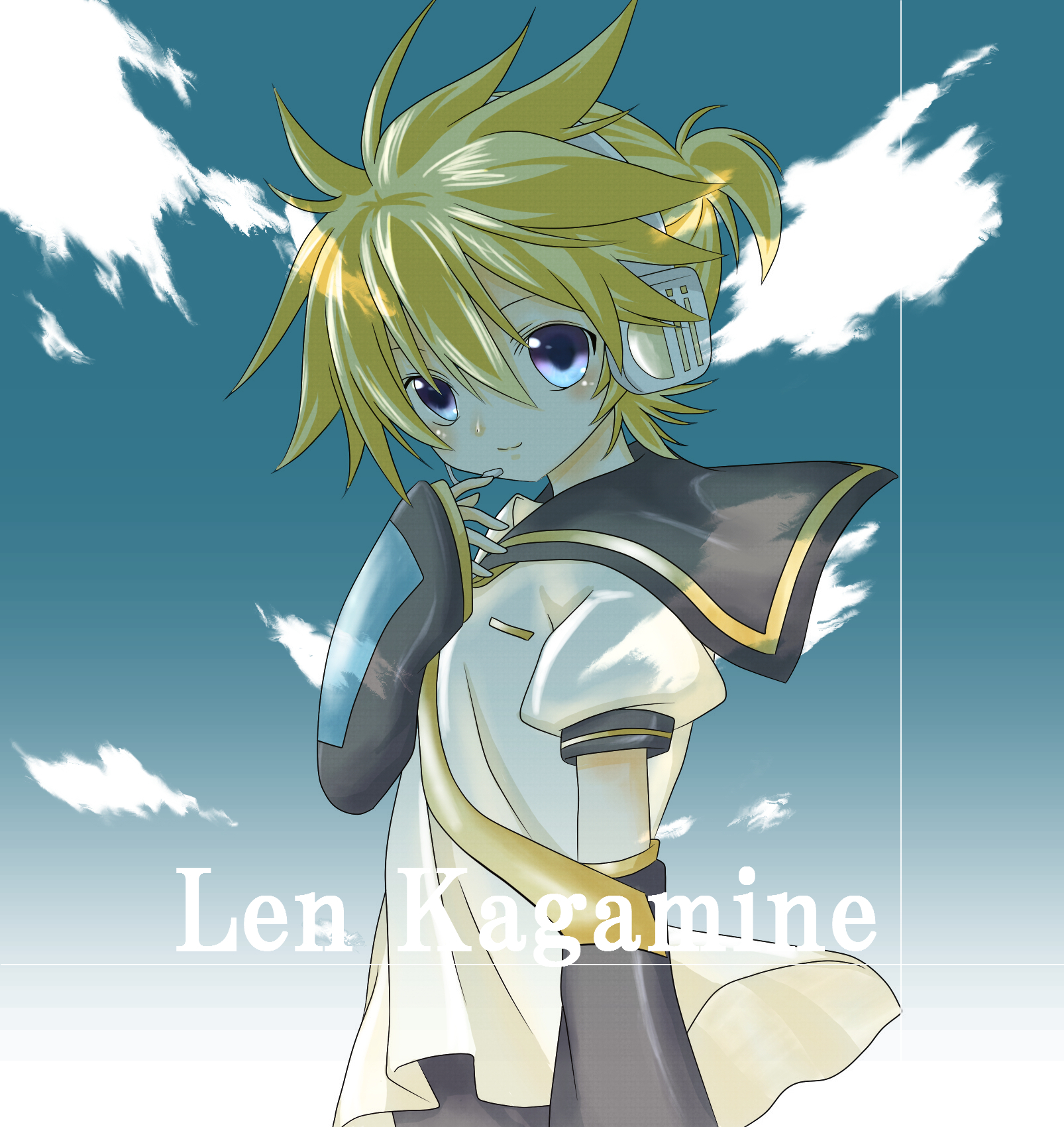 The Big ImageBoard (TBIB) - boy highres kagamine len lobe goofy male ...