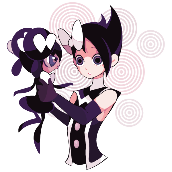 The Big ImageBoard (TBIB) - black hair bow gothorita hypnosis mai ...