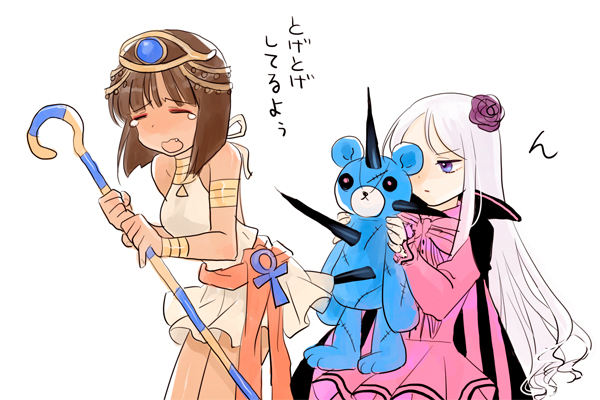 The Big Imageboard Tbib 2girls 5pb Bare Shoulders Blue Eyes Brown