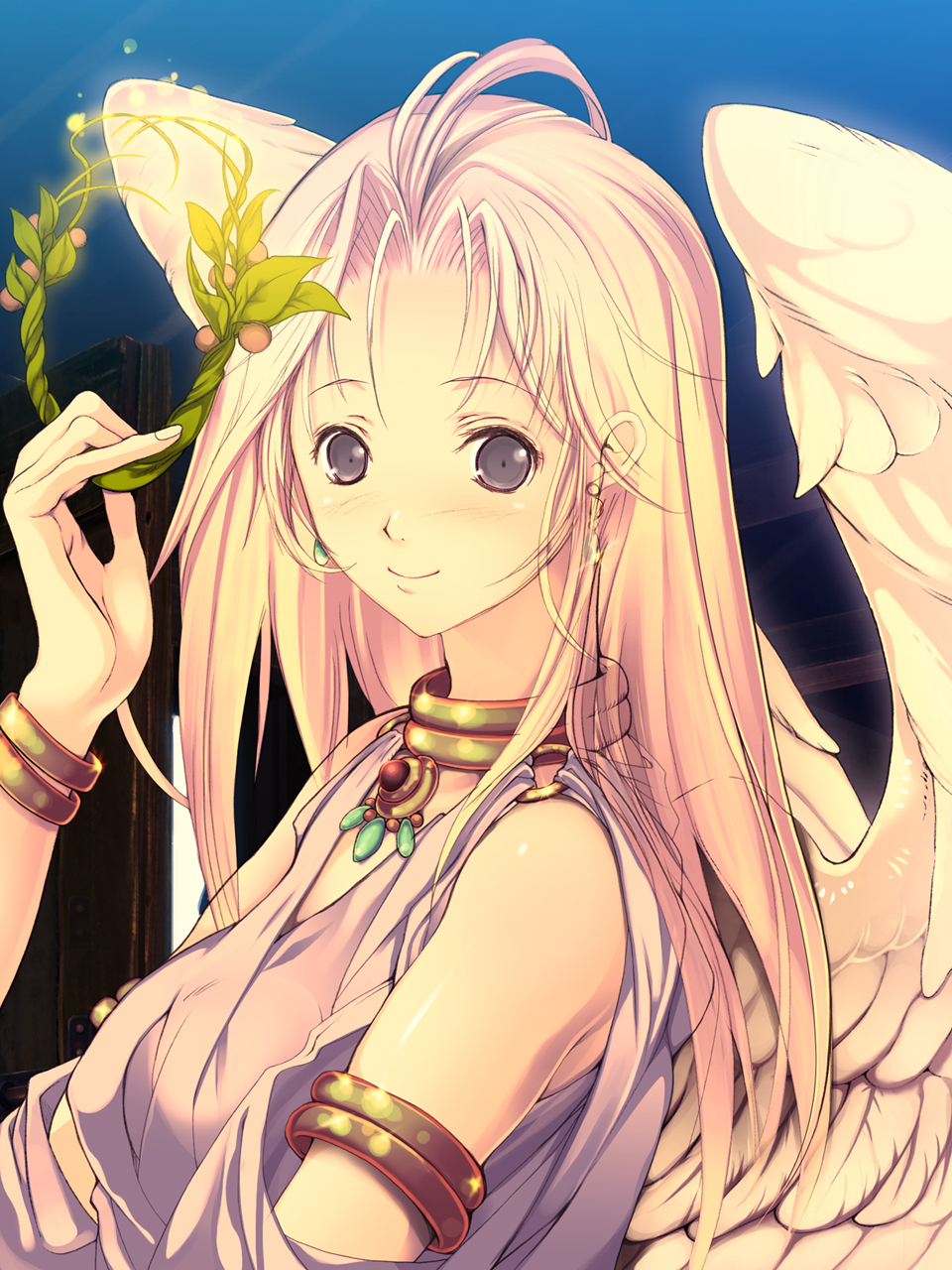 The Big Imageboard Tbib Angel Angel Wings Armlet Blonde Bracelet