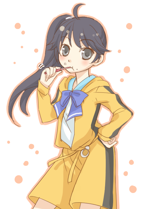 The Big ImageBoard (TBIB) - 1girl araragi karen bakemonogatari black ...