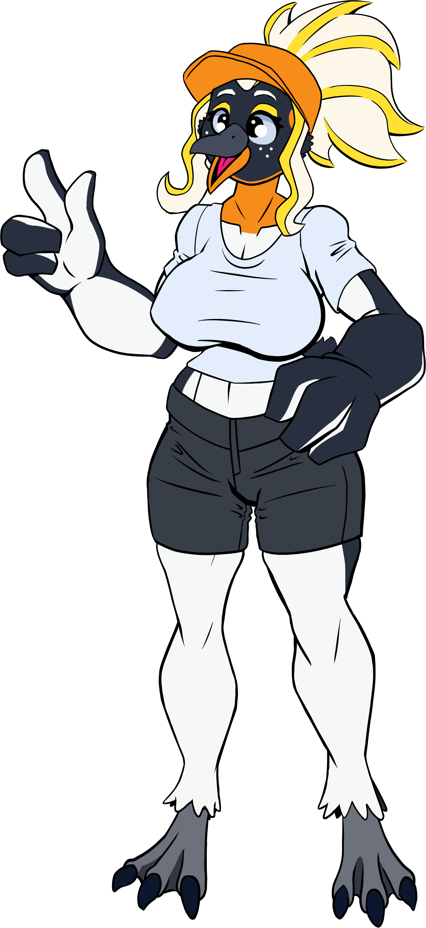 The Big Imageboard Tbib Anthro Arctic Avian Beak Big Breasts Big