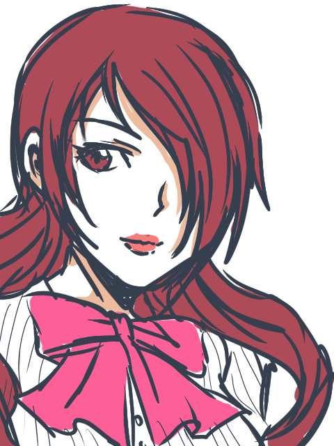 The Big ImageBoard (TBIB) - 1girl bow drawfag hair over one eye kirijou ...