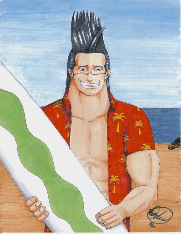 The Big ImageBoard (TBIB) - beach grin mohawk one piece scar sir ...