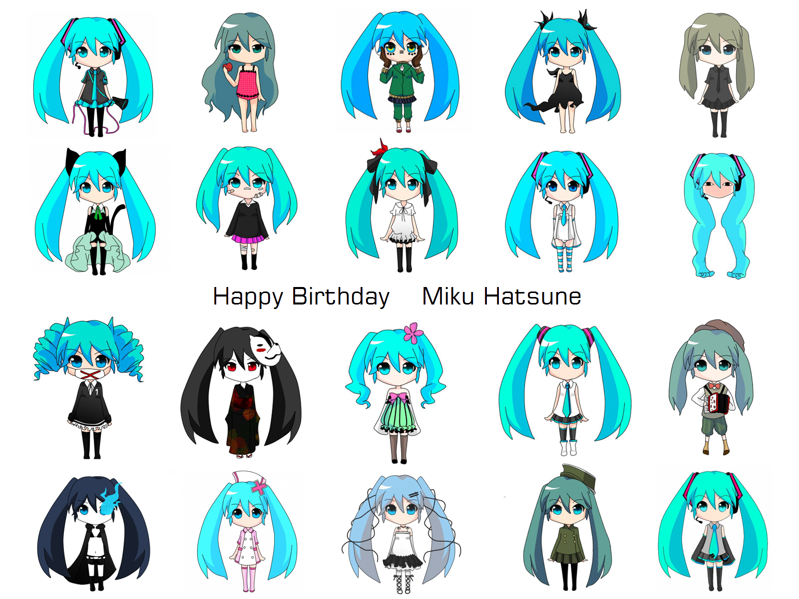The Big ImageBoard (TBIB) - 1925 (vocaloid) aqua eyes aqua hair black hair black rock shooter ...
