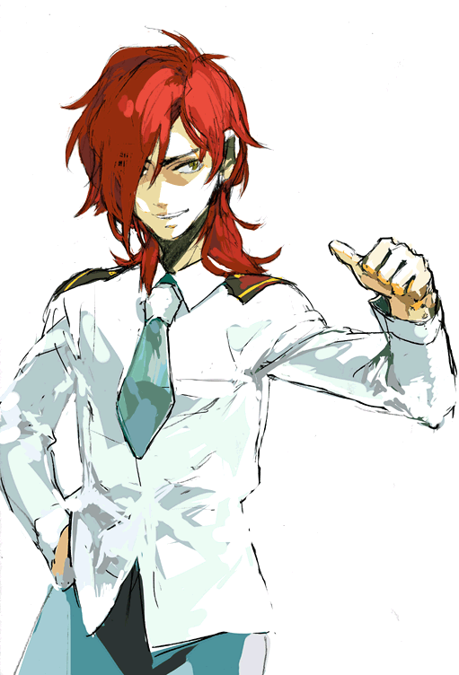 The Big ImageBoard (TBIB) - 1boy brown eyes captain uniform gundam ...