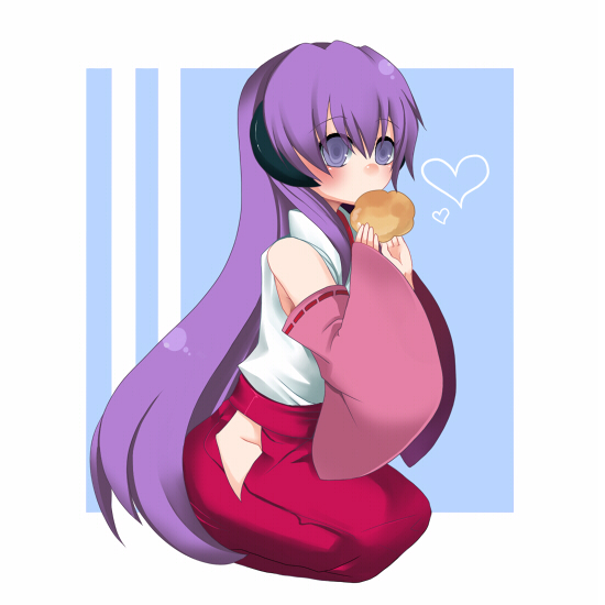 The Big Imageboard Tbib Banned Artist Eating Food Hakama Hanyuu
