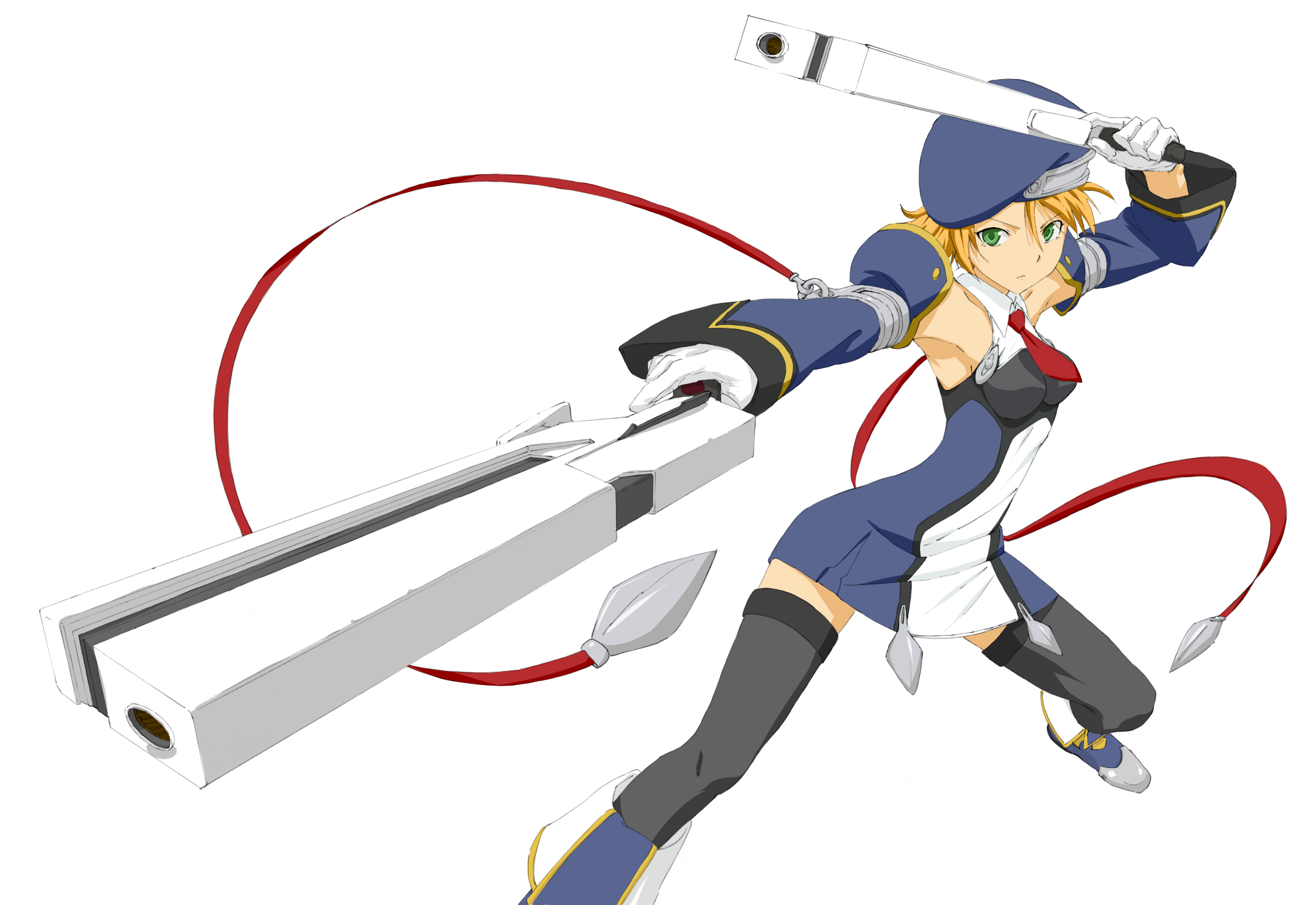The Big Imageboard Tbib Arc System Works Beret Blazblue Blonde Hair