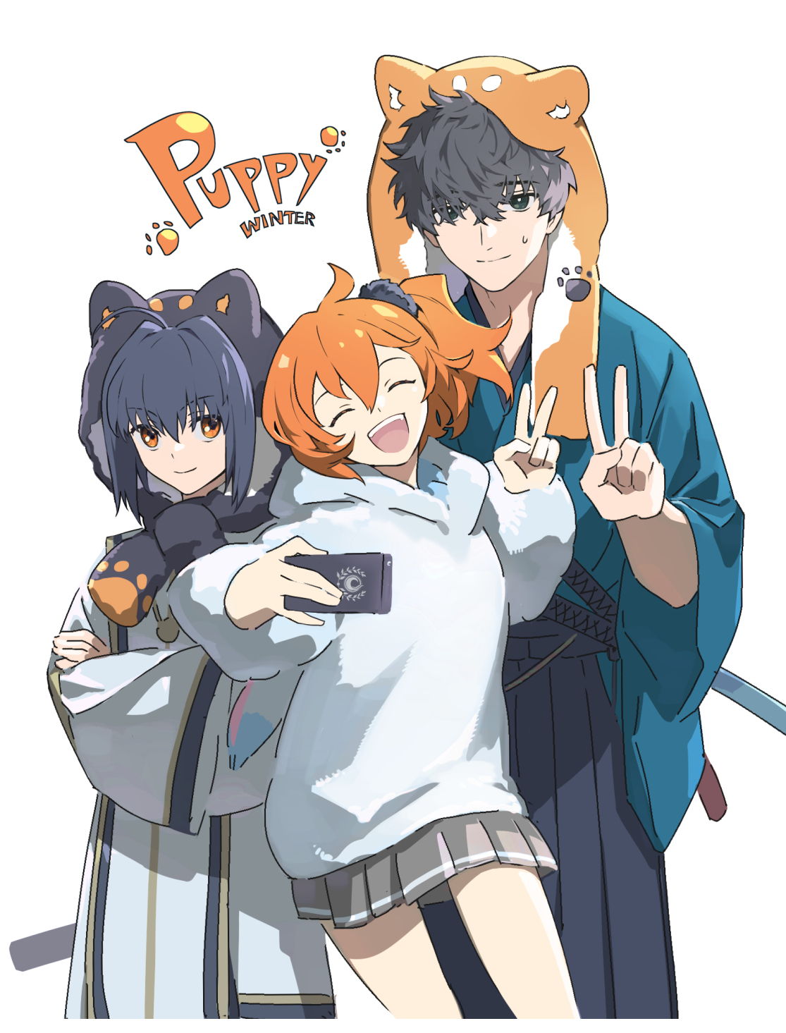 The Big ImageBoard (TBIB) - 1boy 1girl 1other :d ^ ^ ahoge androgynous ...