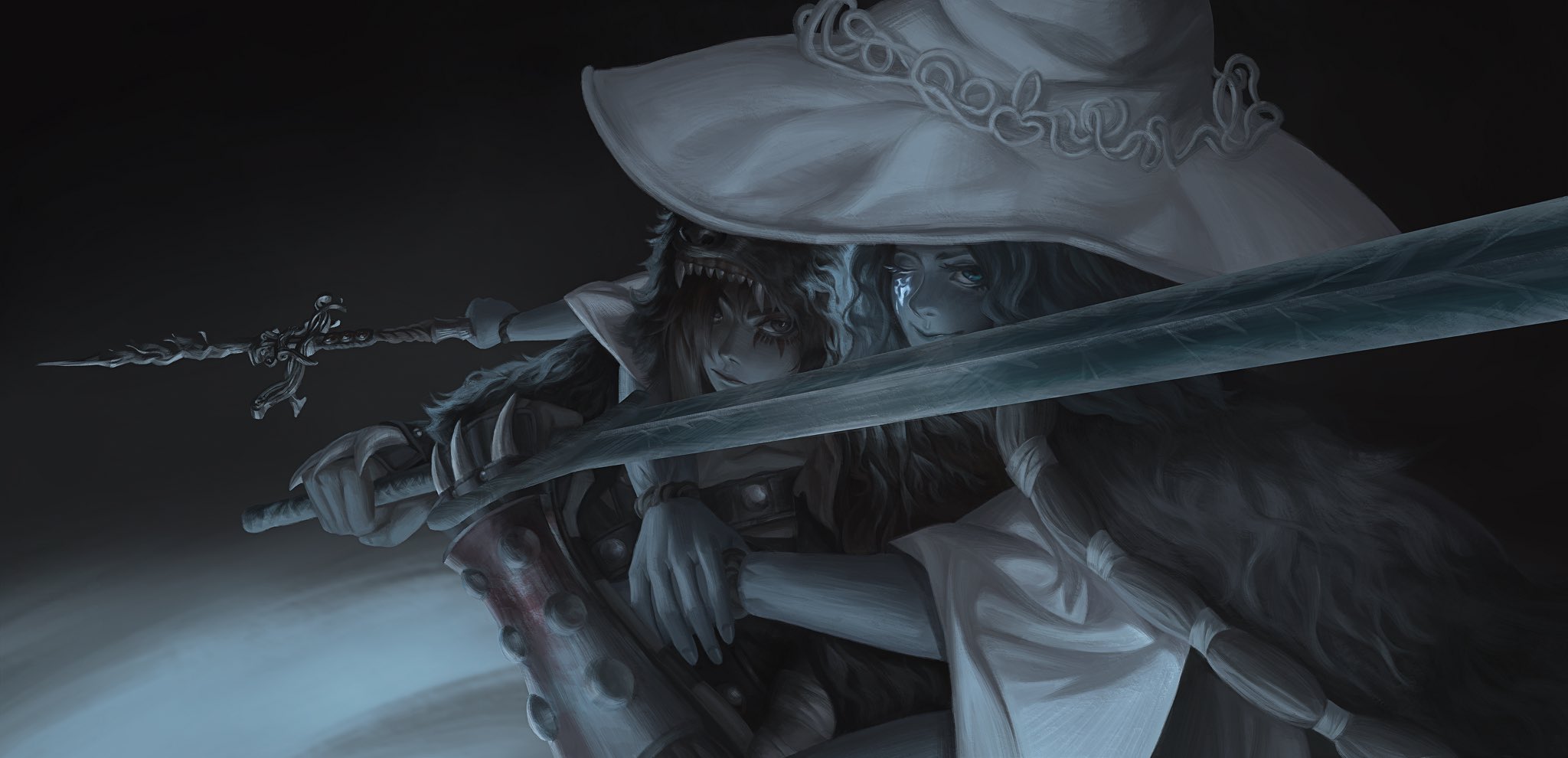 The Big ImageBoard (TBIB) - 1boy 1girl arms around neck blue eyes blue ...