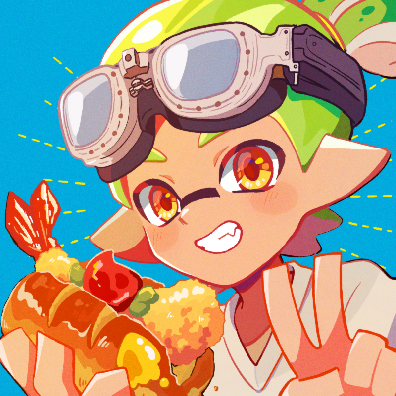 The Big ImageBoard (TBIB) - 1boy blue background commentary request ...