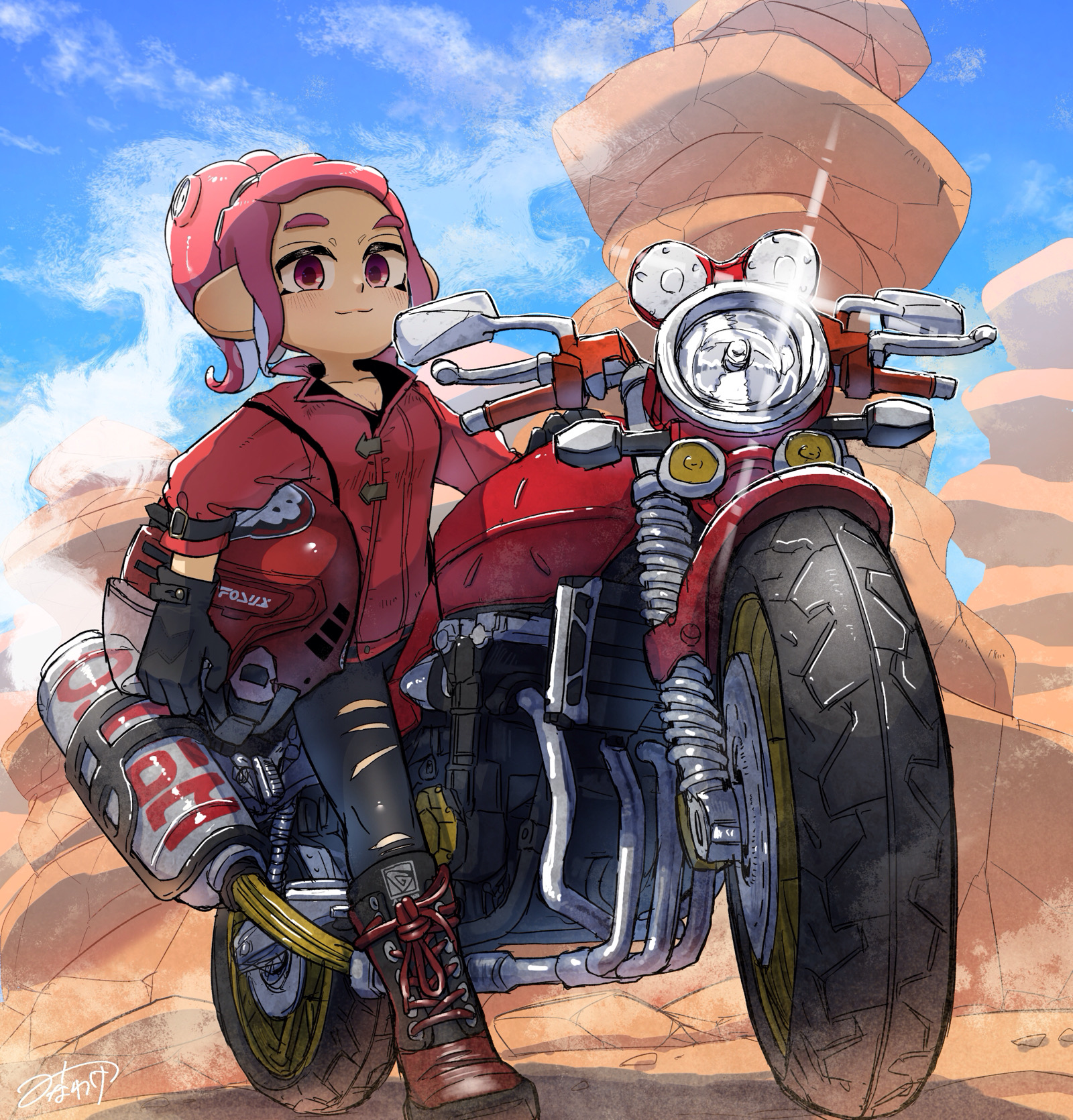 The Big ImageBoard (TBIB) - 1girl black footwear black gloves black ...