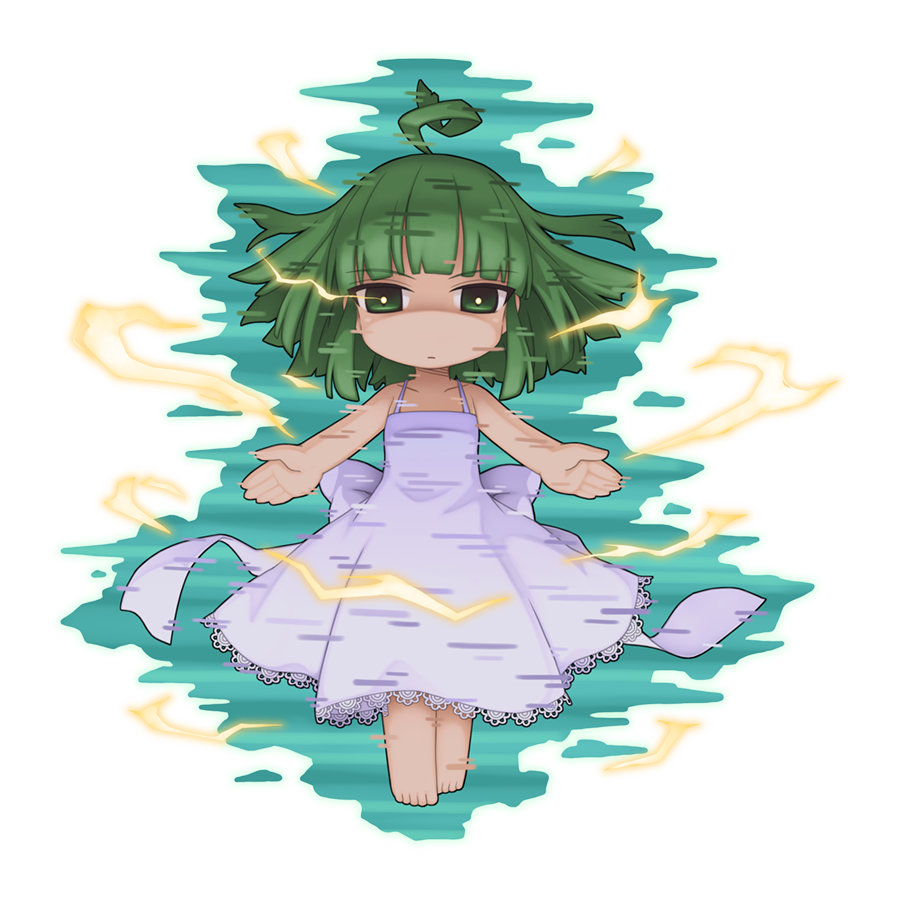 The Big ImageBoard (TBIB) - 1girl ahoge blunt bangs bright pupils chibi ...