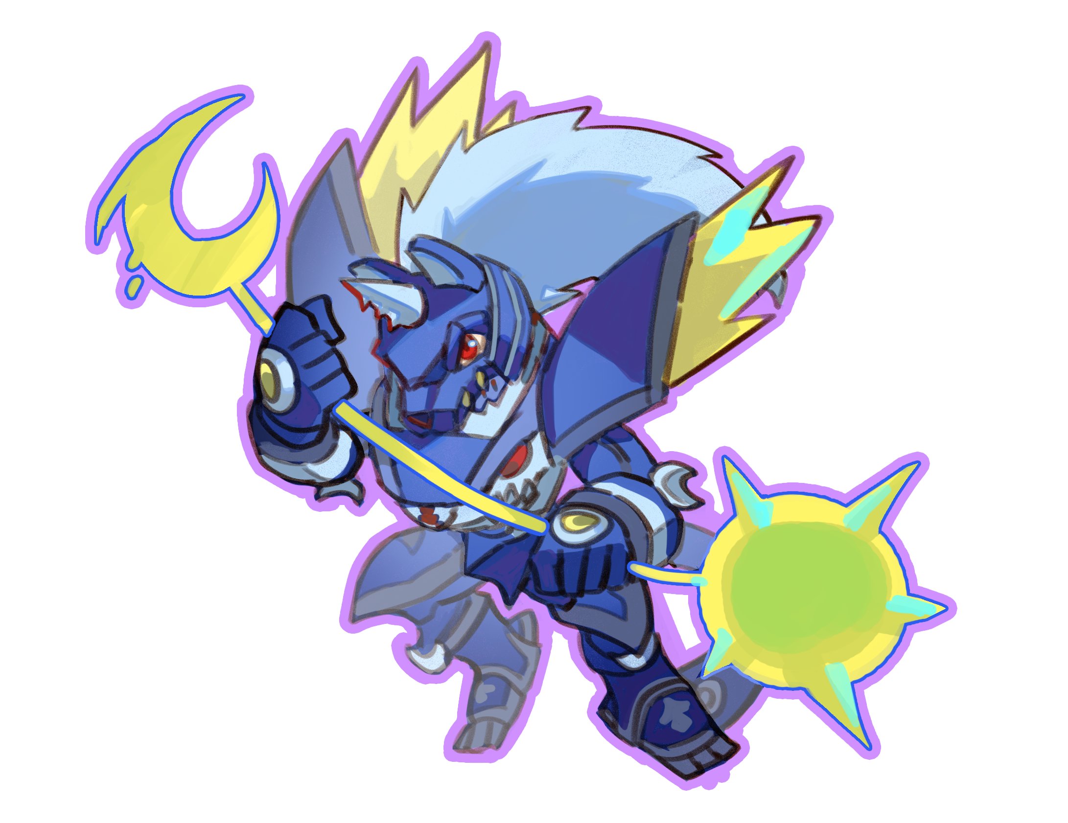 The Big ImageBoard (TBIB) - 765 nanami armor aura ball and chain ...