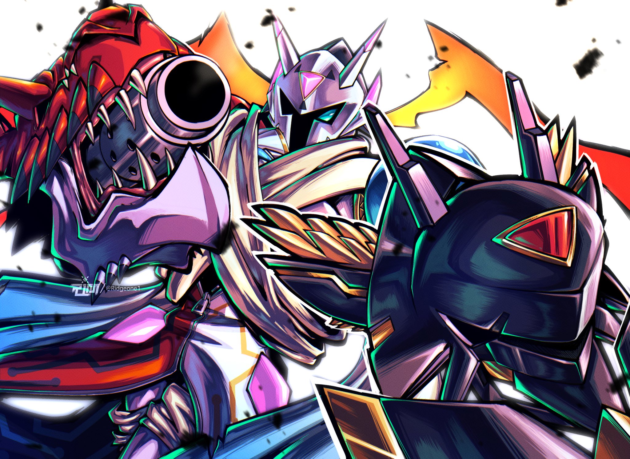 The Big ImageBoard (TBIB) - alphamon alphamon ouryuuken alternate form ...