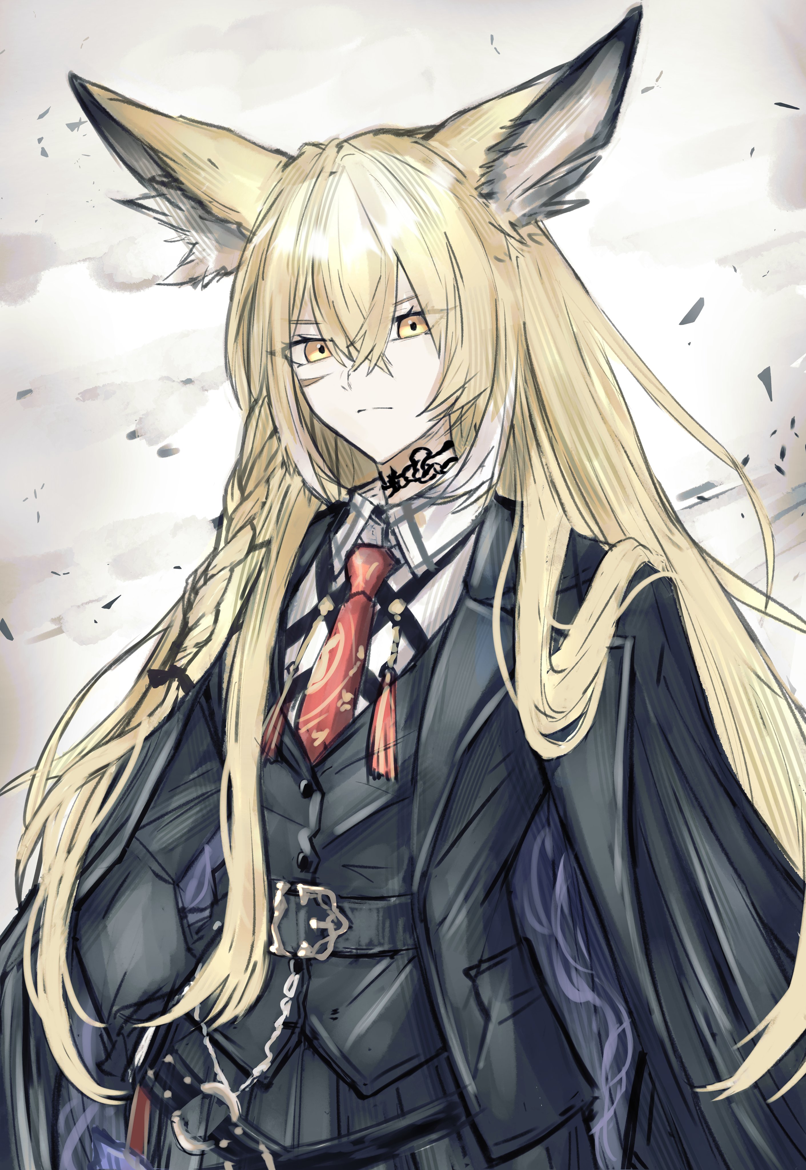 The Big ImageBoard (TBIB) - 1girl absurdres animal ears arknights belt belt buckle black belt ...