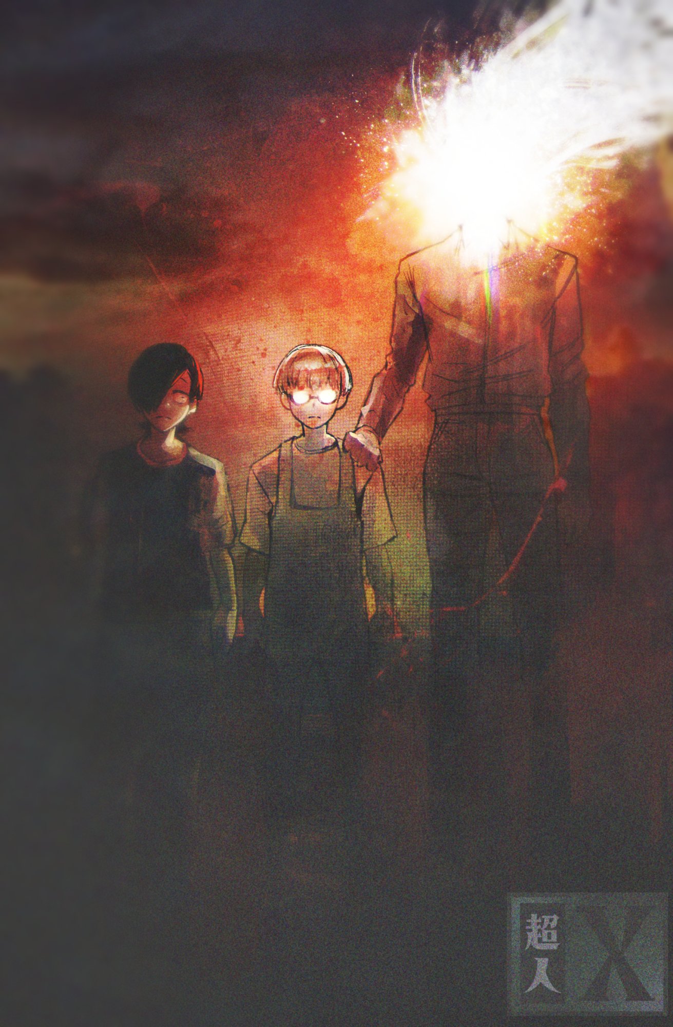 The Big ImageBoard (TBIB) - 2boys age progression aged up ammenite black hair blonde hair child ...