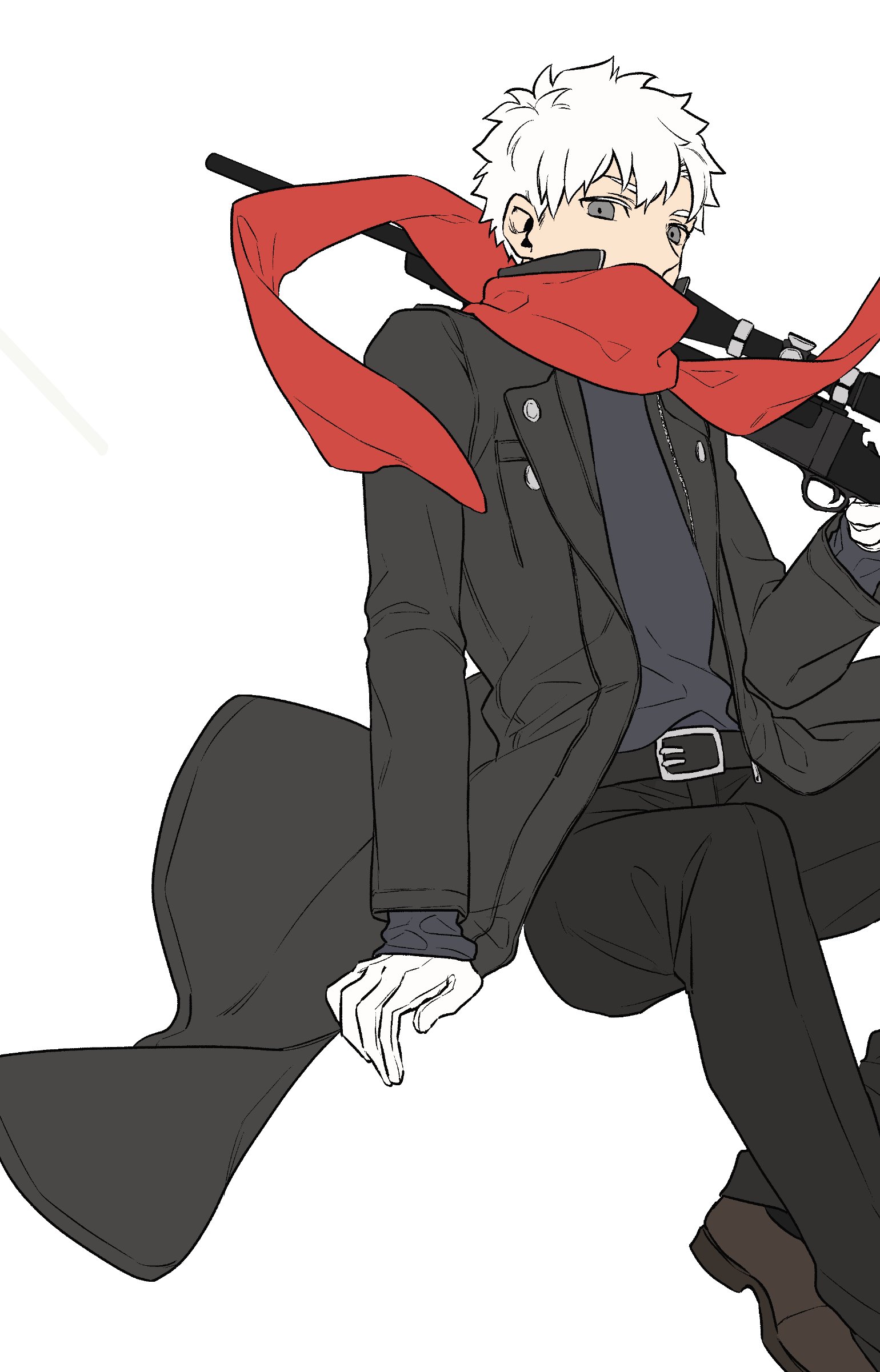 The Big ImageBoard (TBIB) - 1boy absurdres archer (fate) black jacket ...