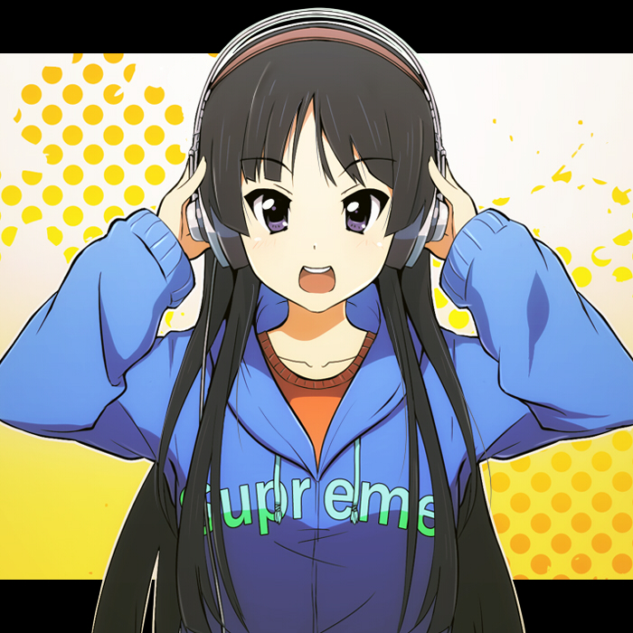 The Big ImageBoard (TBIB) - 1girl akg k-series headphones akiyama mio ...