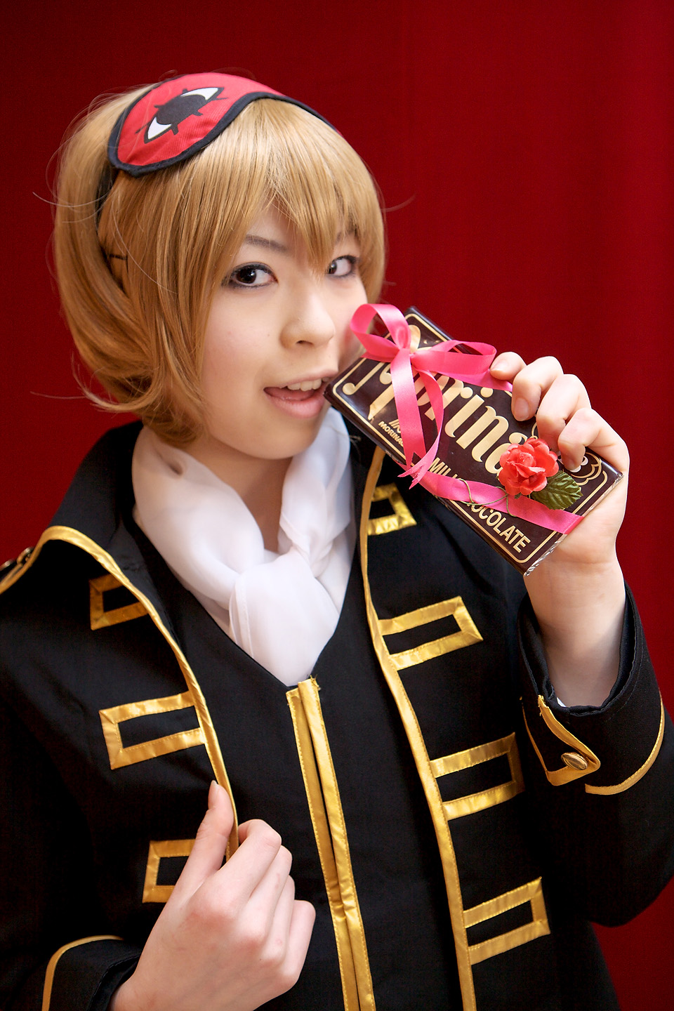 The Big Imageboard Tbib Blonde Hair Candy Bar Cosplay Eyemask