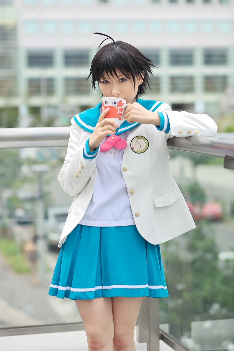 The Big ImageBoard (TBIB) - ahoge chippi coffee mug cosplay highres ...