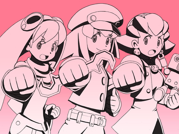 The Big ImageBoard (TBIB) - aero blonde hair capcom gloves green eyes rockman rockman dash ...