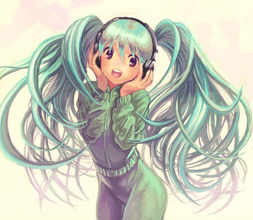 The Big ImageBoard (TBIB) - 1girl aqua eyes aqua hair bad id bad pixiv id hatsune miku ...