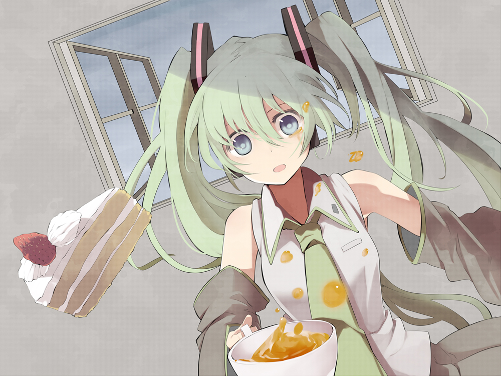 The Big ImageBoard (TBIB) - 1girl cake commentary request detached ...