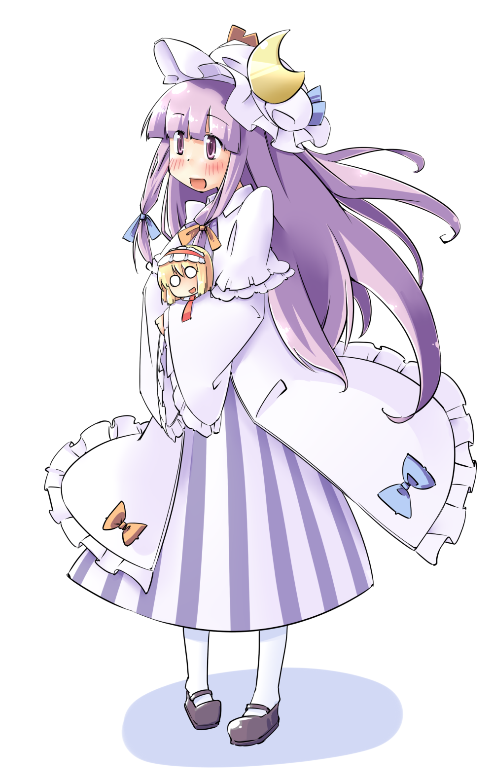 The Big ImageBoard (TBIB) - :d alice margatroid arnest bangs blonde hair blunt bangs blush bow ...