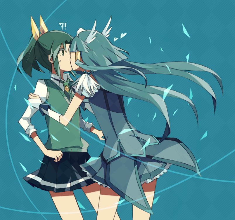 The Big ImageBoard (TBIB) - 2girls aoki reika aoki shizumi bad id bad pixiv id blue blue ...