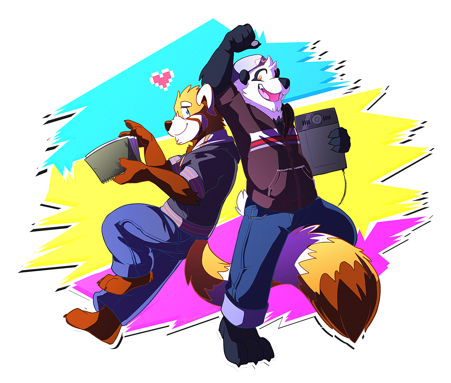 The Big ImageBoard (TBIB) - 3 toes 4 fingers abstract background ailurid alpha channel anthro ...