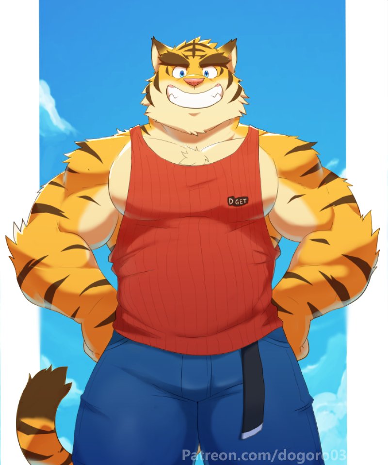 The Big ImageBoard (TBIB) - 2019 5:6 anthro biceps clothing eyebrows ...