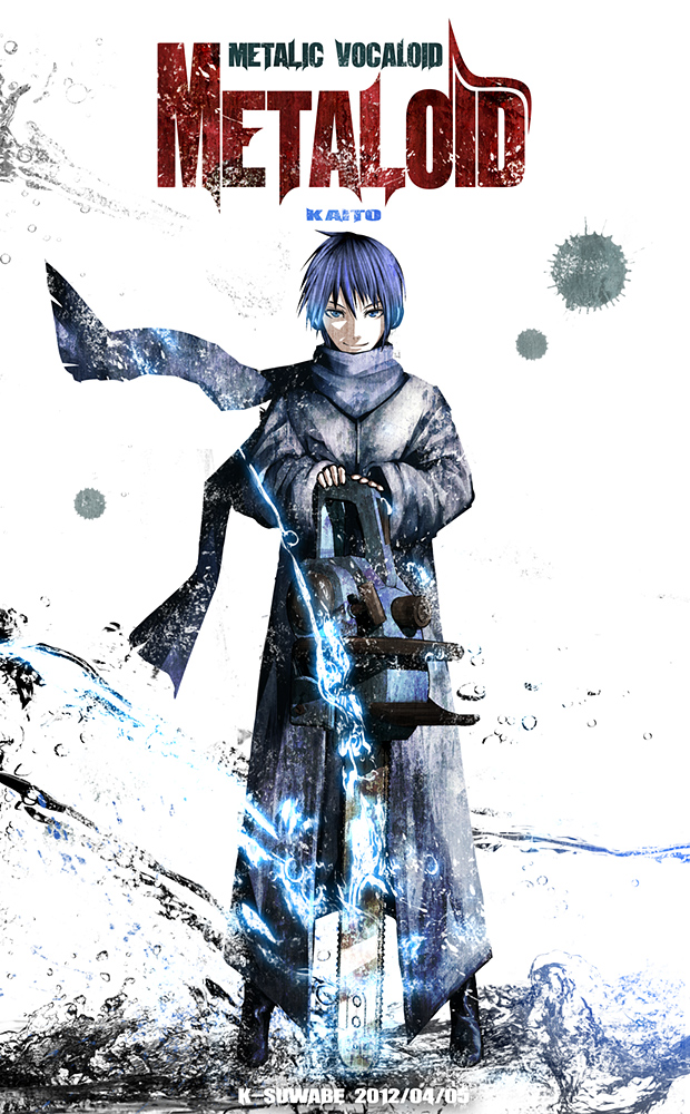The Big ImageBoard (TBIB) - 1boy blue eyes blue hair blue scarf ...