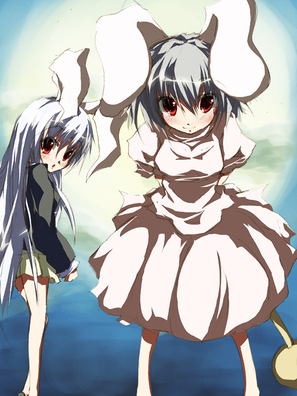 The Big ImageBoard (TBIB) - 2girls animal ears black hair commentary ...