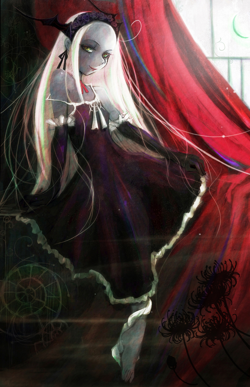 The Big Imageboard Tbib Blonde Hair Elbow Gloves Flower Funakura