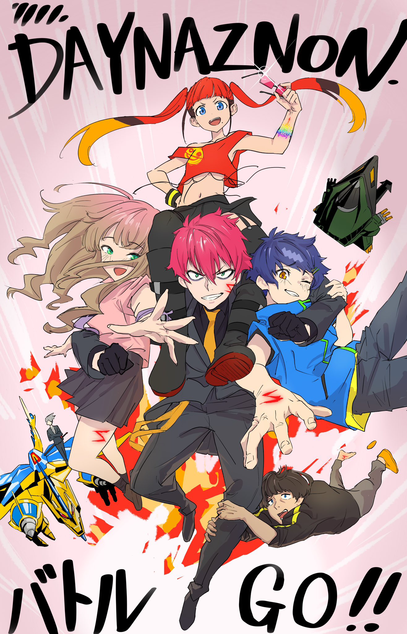 The Big ImageBoard (TBIB) - 2girls 5boys anti (ssss.gridman) arm tattoo ...